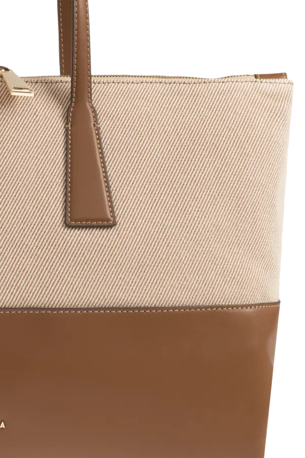 Furla Olivia Large Shopper Bag - Beige
