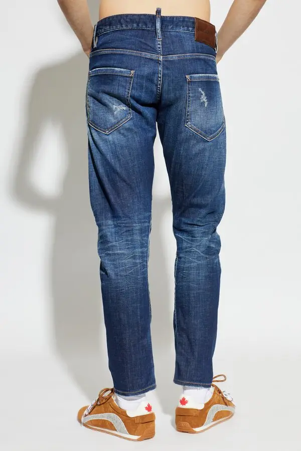 Dsquared2 Slim Twst Jeans - Navy Blue