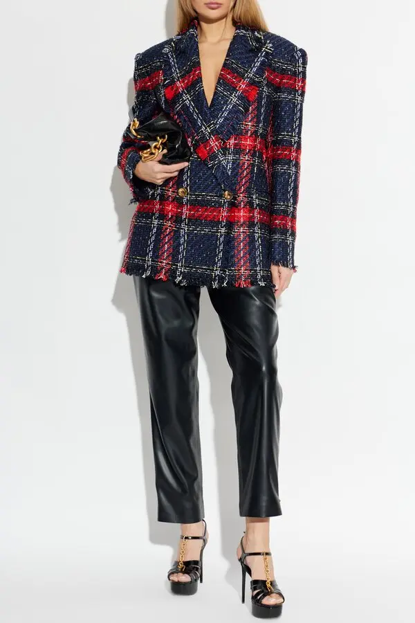 Balmain Tweed Blazer With Lurex Thread - Multicolour