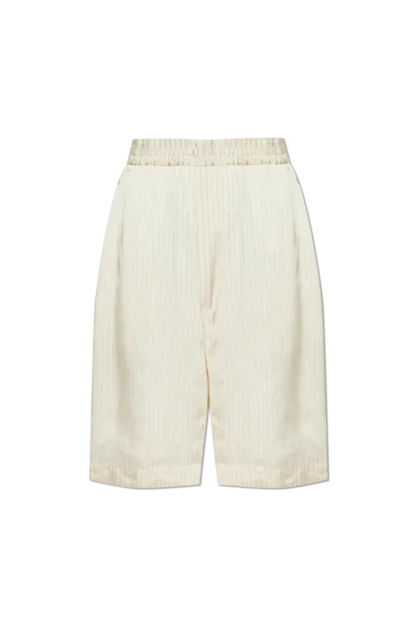 Dsquared2 Striped Pattern Shorts - Cream