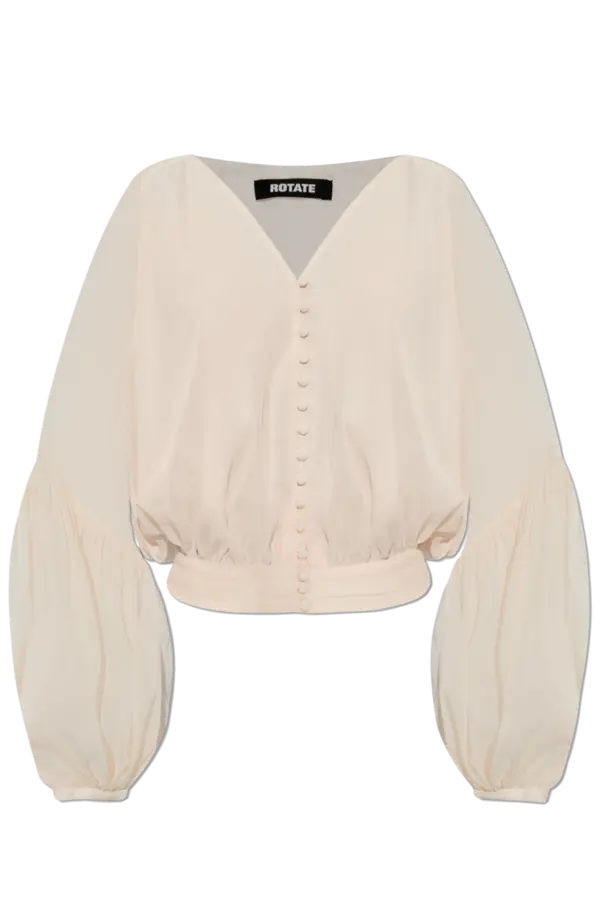 ROTATE BY BIRGER CHRISTENSEN V-neck Blouse