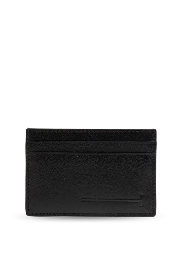 TOM FORD Leather Card Holder - Black