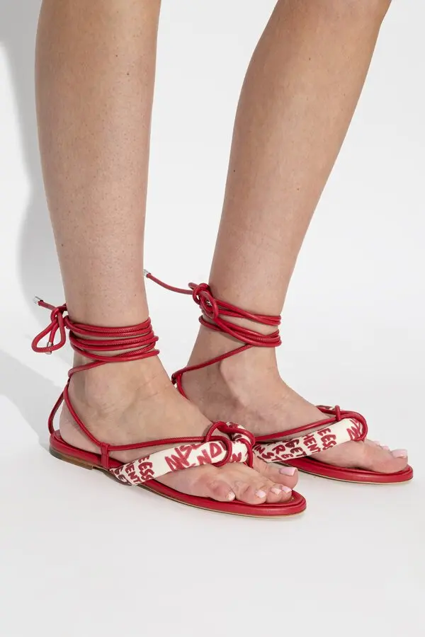 Dsquared2 Rebel Hibiscus Sandals