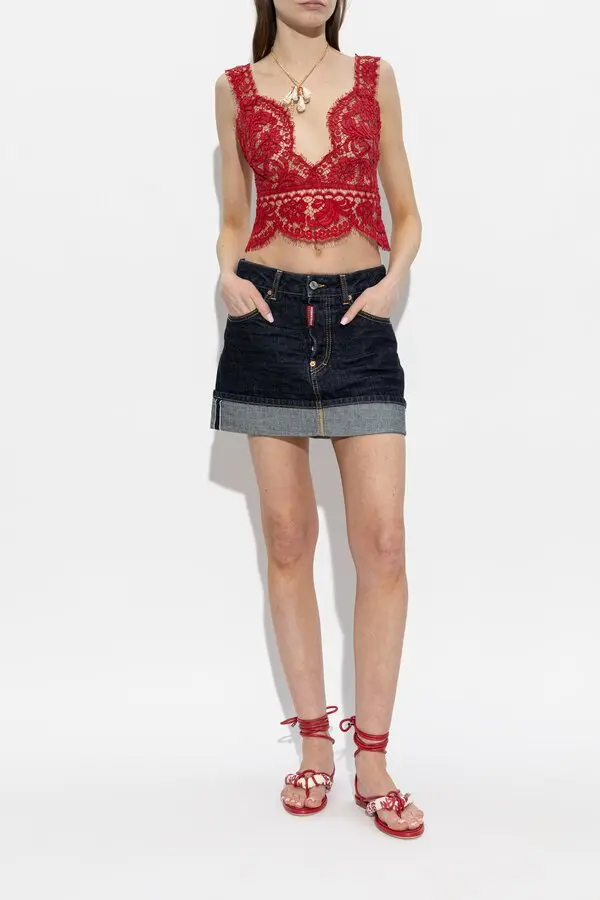 Dsquared2 Rebel Hibiscus Sandals