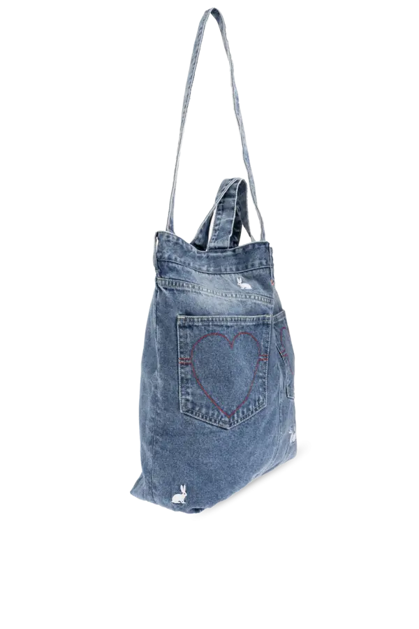 CARNE BOLLENTE Denim Shopper Bag