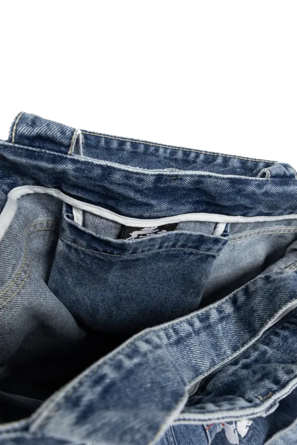 CARNE BOLLENTE Denim Shopper Bag