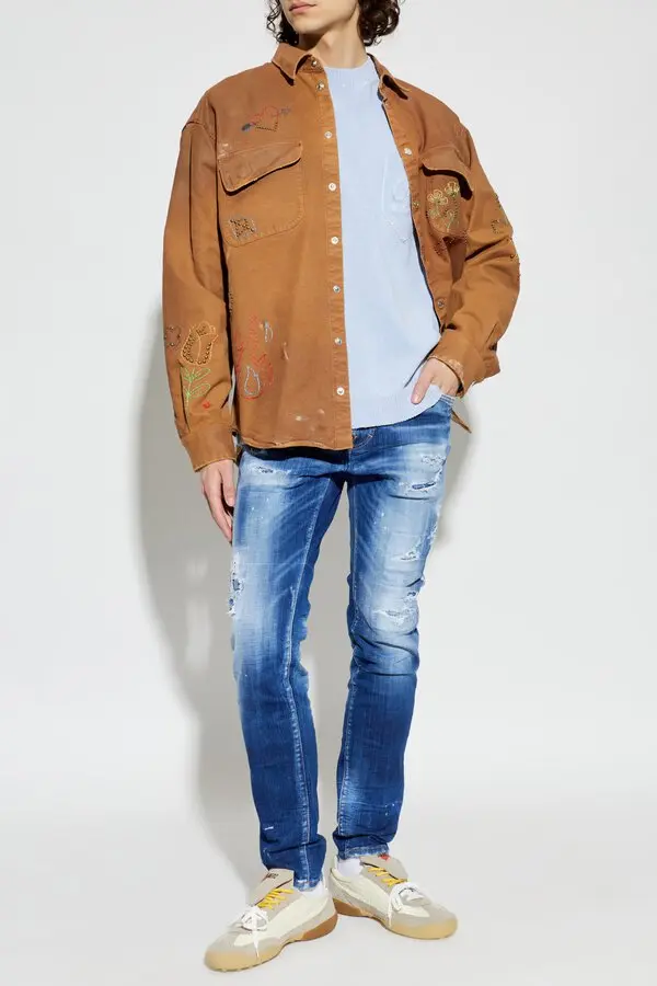 Dsquared2 Teddy Jeans - Blue