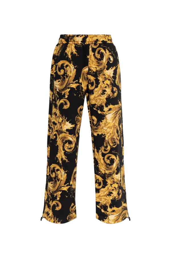Versace Straight-leg Sweatpants - Black
