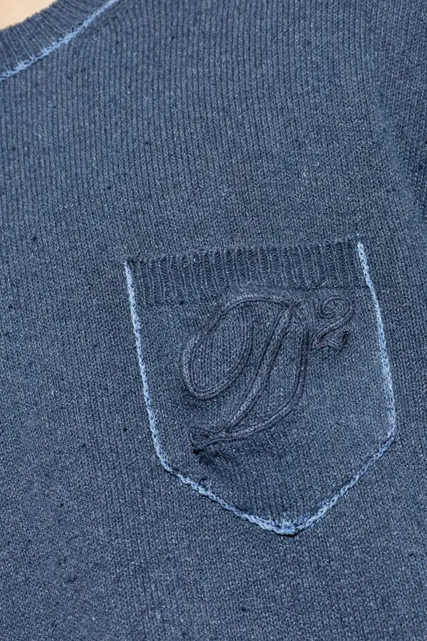 Dsquared2 Pocket Knit Sweater - Navy Blue