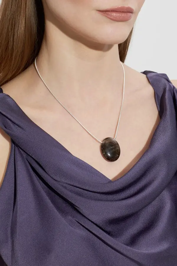 Lié Studio Julia Quartz Necklace - Silver