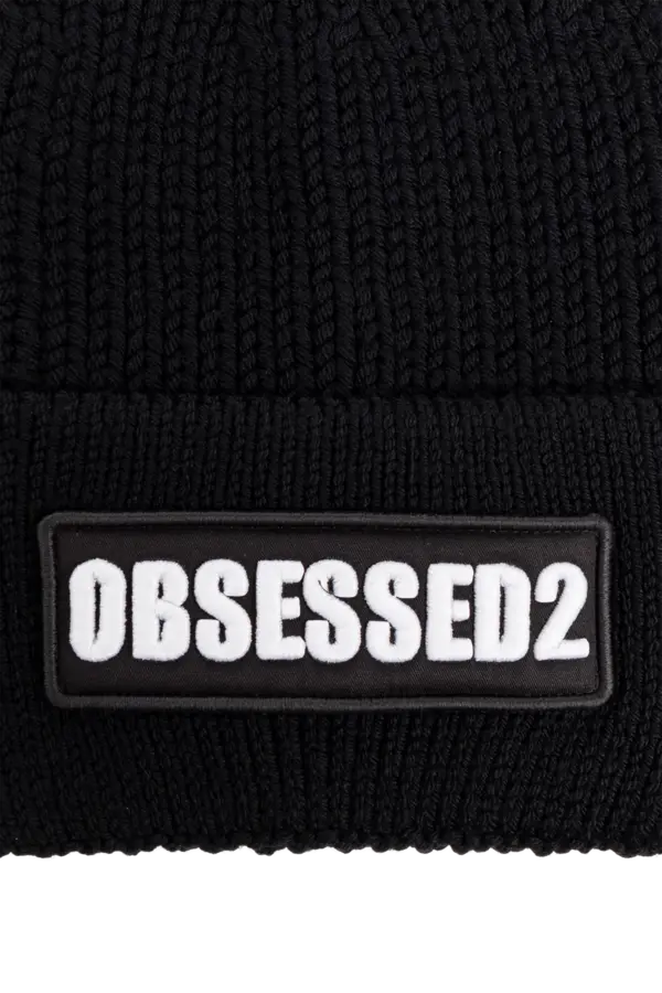 Dsquared2 Wool Beanie With Logo