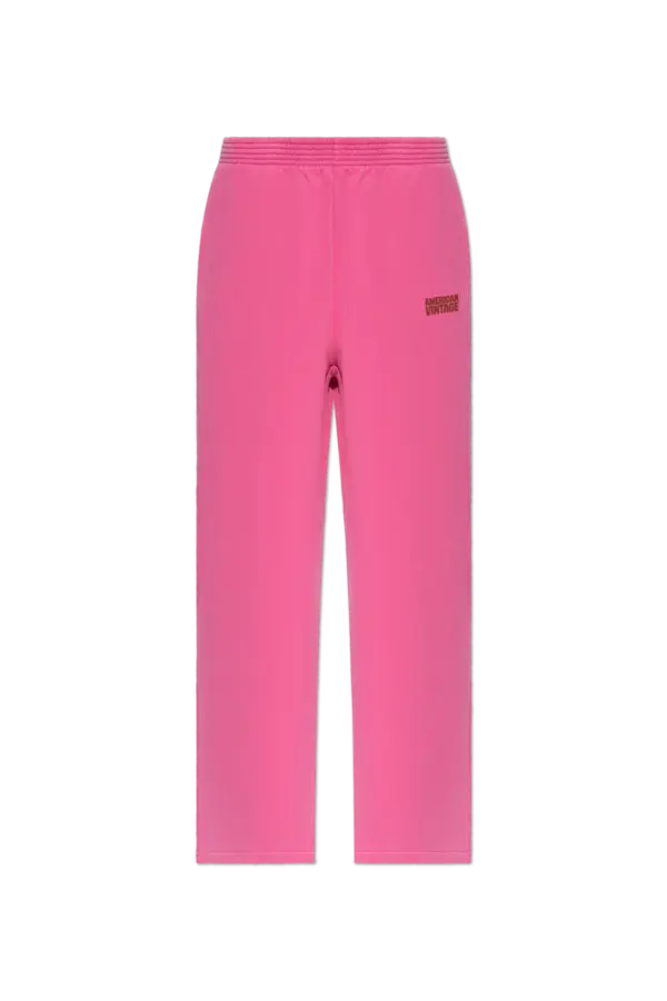 American Vintage Relaxed Fit Sweatpants - Pink