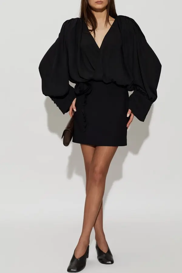 ROTATE BY BIRGER CHRISTENSEN Top With Detachable Shoulder Pads