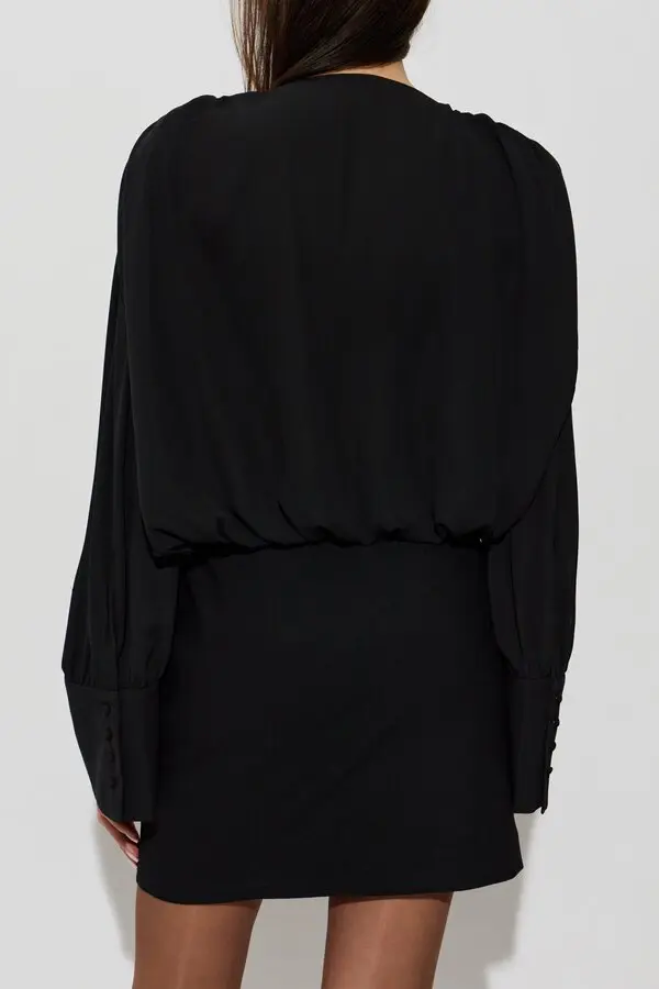 ROTATE BY BIRGER CHRISTENSEN Top With Detachable Shoulder Pads