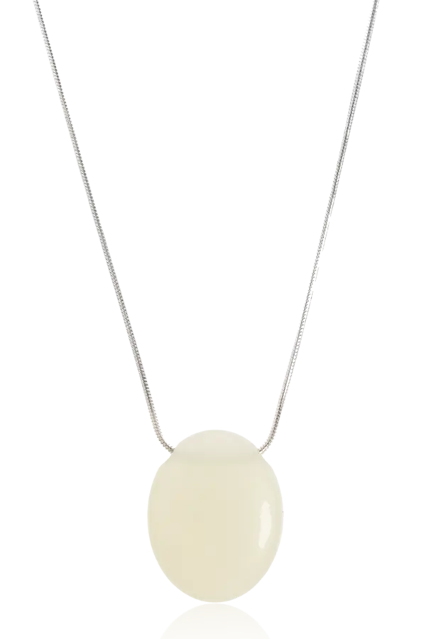 Lié Studio Julia Necklace With Semi-precious Stone - Silver
