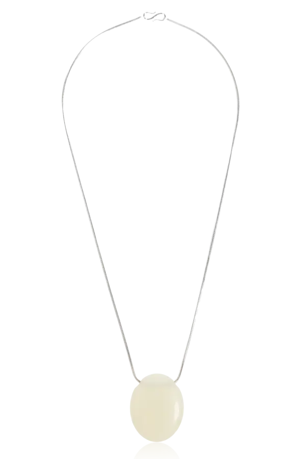 Lié Studio Julia Necklace With Semi-precious Stone - Silver