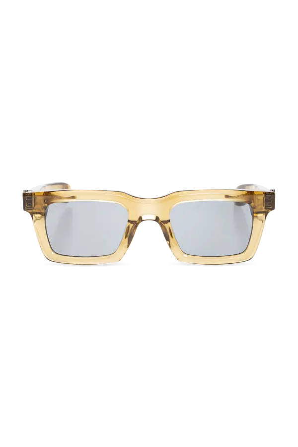 Alexander McQueen Rectangle Sunglasses - Brown