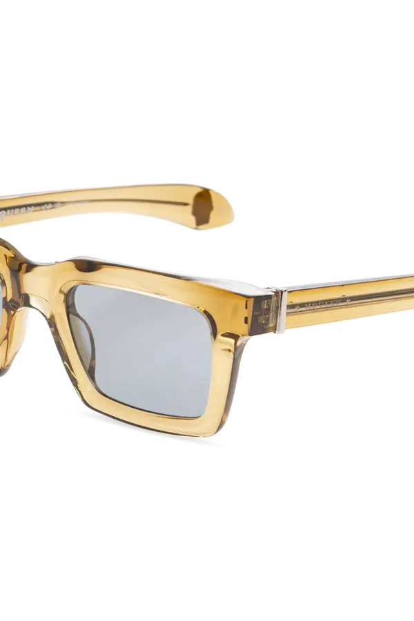 Alexander McQueen Rectangle Sunglasses - Brown