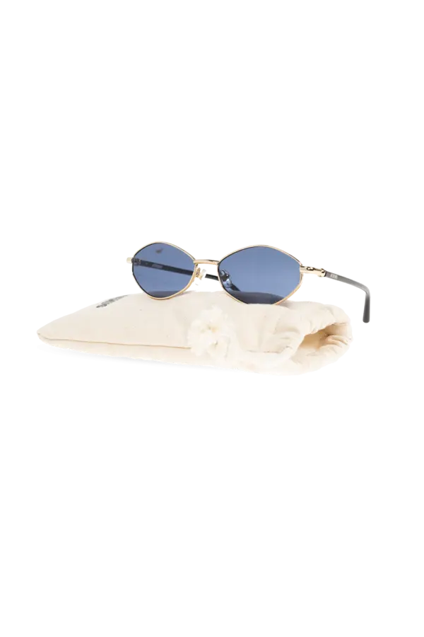 Jacquemus Oval Frame Sunglasses - Black