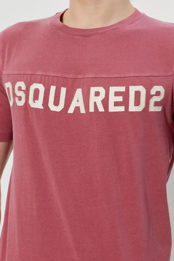 Dsquared2 T-shirt With Logo - Pink