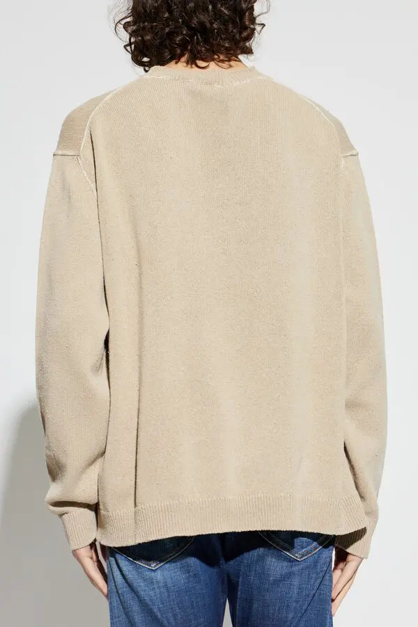Dsquared2 Sweater With Pocket - Beige