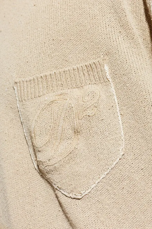 Dsquared2 Sweater With Pocket - Beige