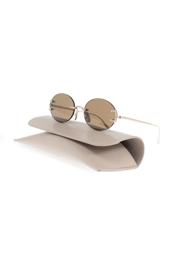 Linda Farrow Oval Sunglasses