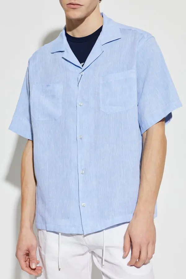 Paul & Shark Linen Short-sleeve Shirt