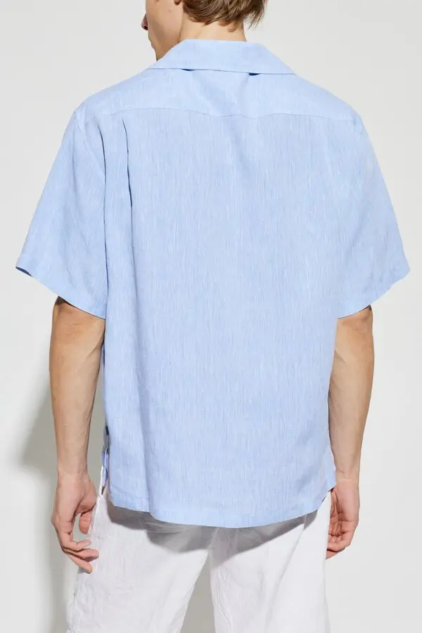 Paul & Shark Linen Short-sleeve Shirt