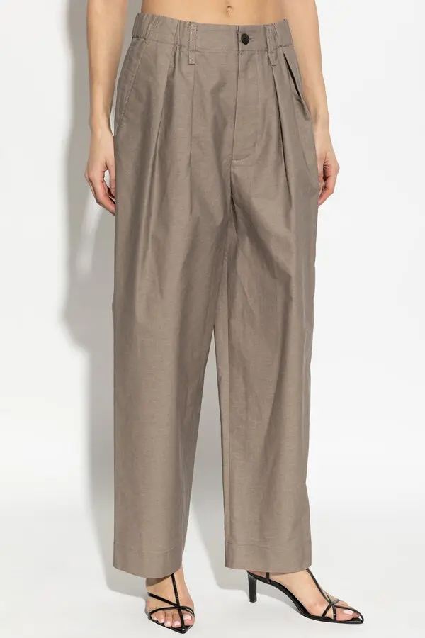 Issey Miyake Wide-leg Trousers - Brown