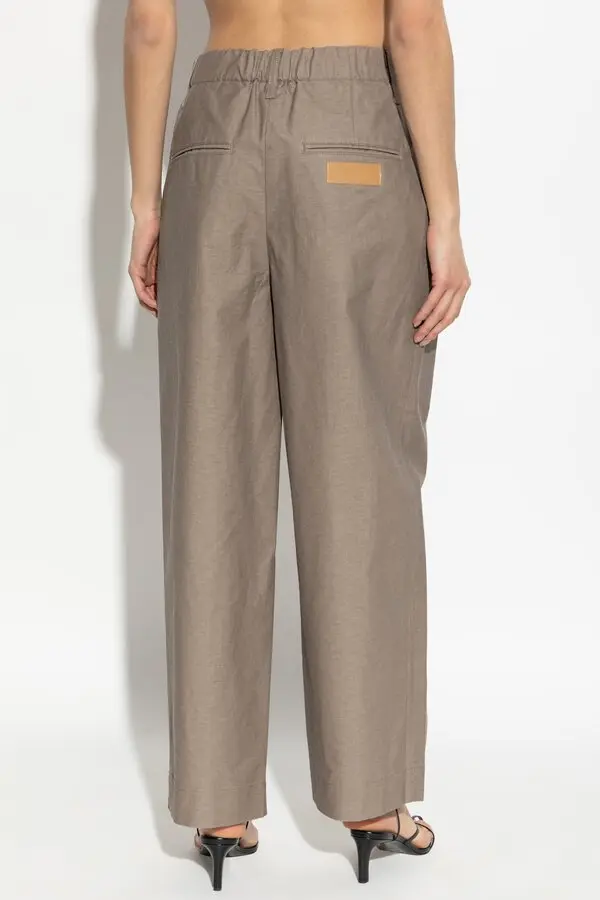Issey Miyake Wide-leg Trousers - Brown