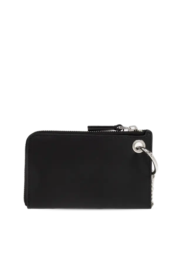 Marc Jacobs Leather Case With Keychain - Black