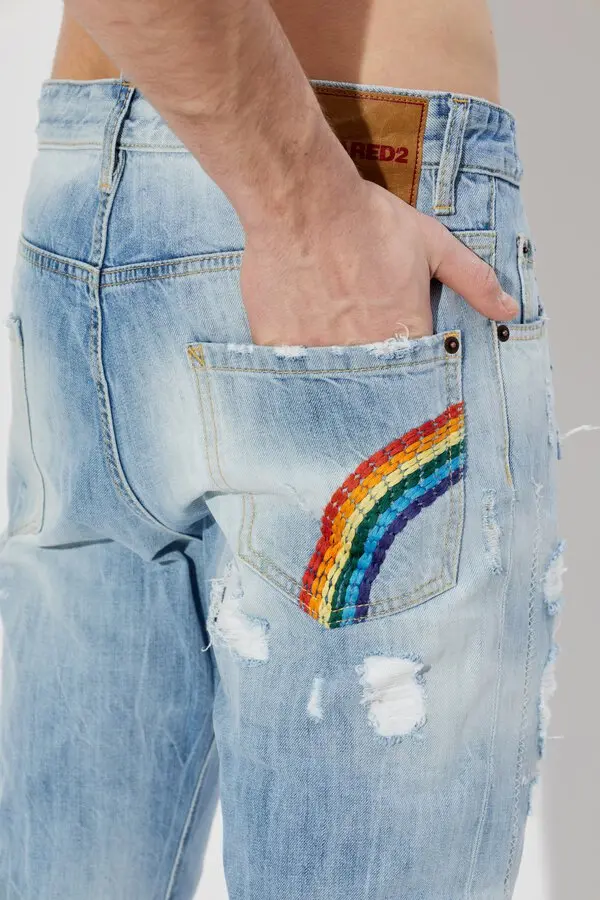 Dsquared2 Teddy’ Jeans - Blue