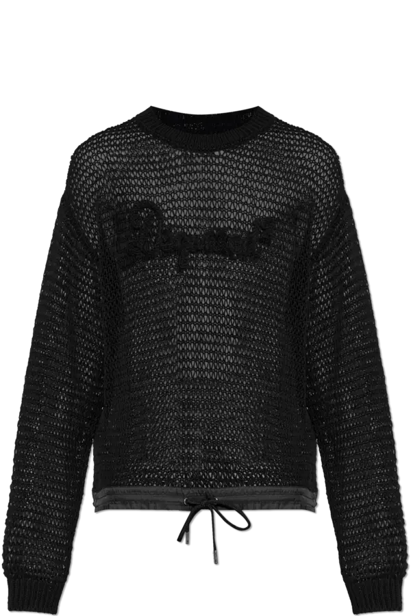 Dsquared2 Openwork Knit Sweater - Black