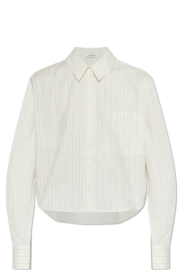 ANINE BING Essis Striped Shirt - Cream
