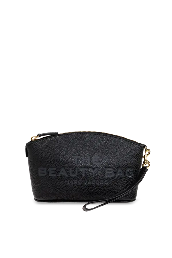 Marc Jacobs Leather Cosmetic Bag - Black