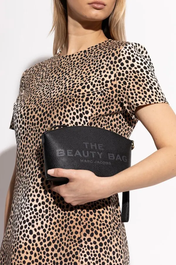 Marc Jacobs Leather Cosmetic Bag - Black
