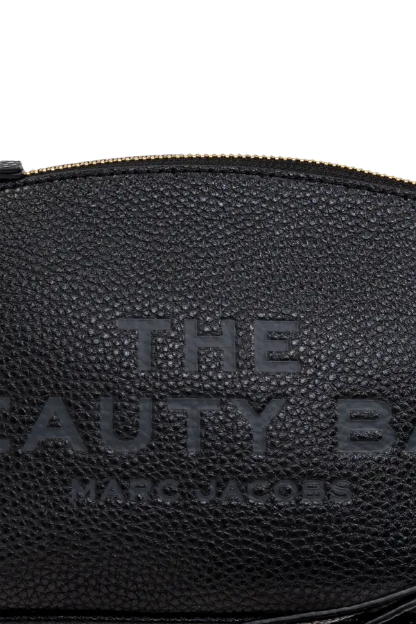 Marc Jacobs Leather Cosmetic Bag - Black