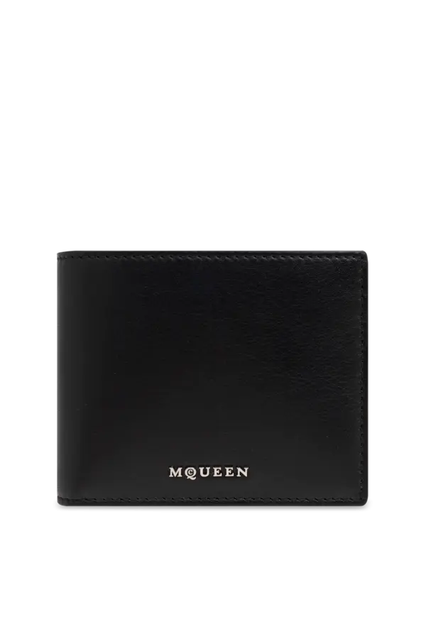 Alexander McQueen Leather Wallet - Black