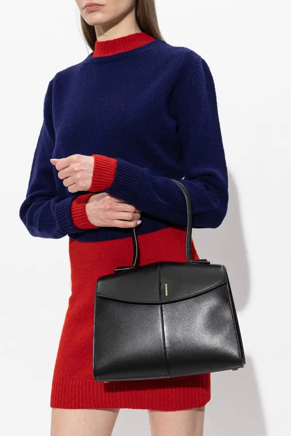 JIL SANDER Linea' Handheld Bag - Black