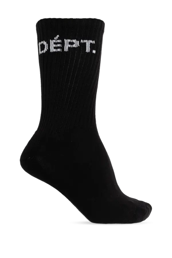 GALLERY DEPT. Logo Socks - Black