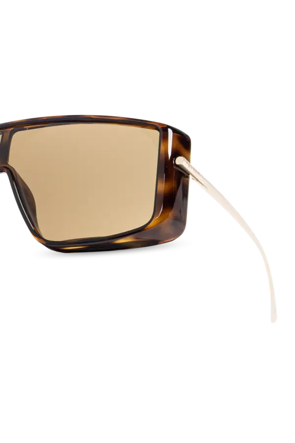 Alexander McQueen Rectangular Sunglasses - Brown