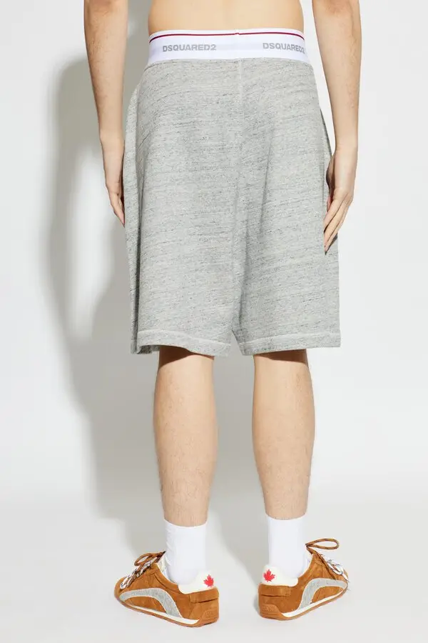 Dsquared2 Loose-fit Shorts - Grey