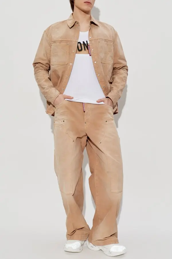 Dsquared2 Cargo Trousers - Beige