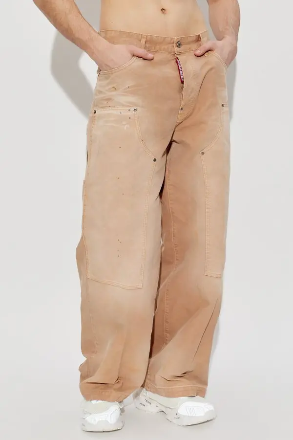 Dsquared2 Cargo Trousers - Beige