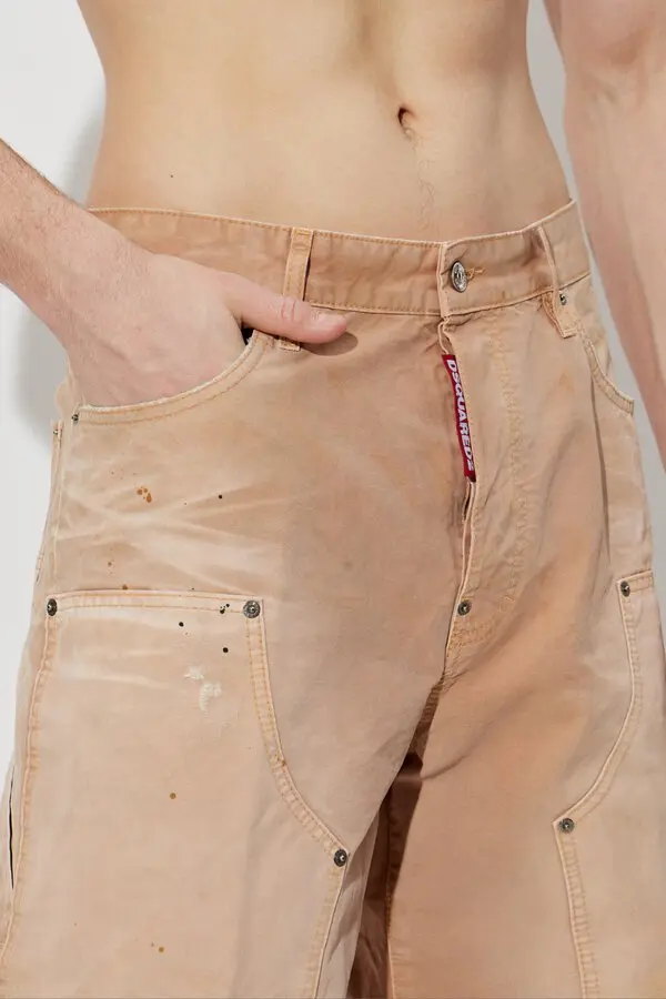 Dsquared2 Cargo Trousers - Beige