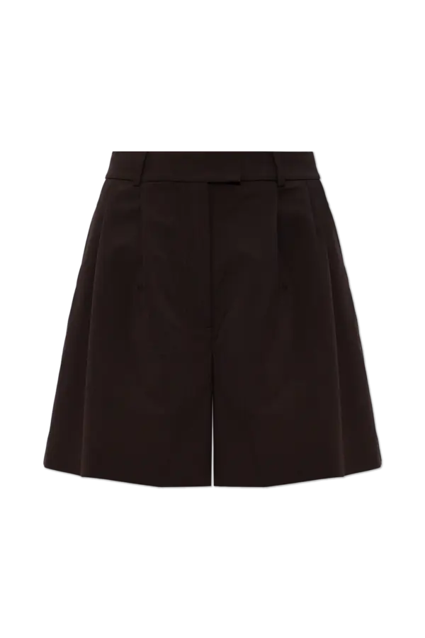 Lacoste Tailored Shorts With Pockets - Brown