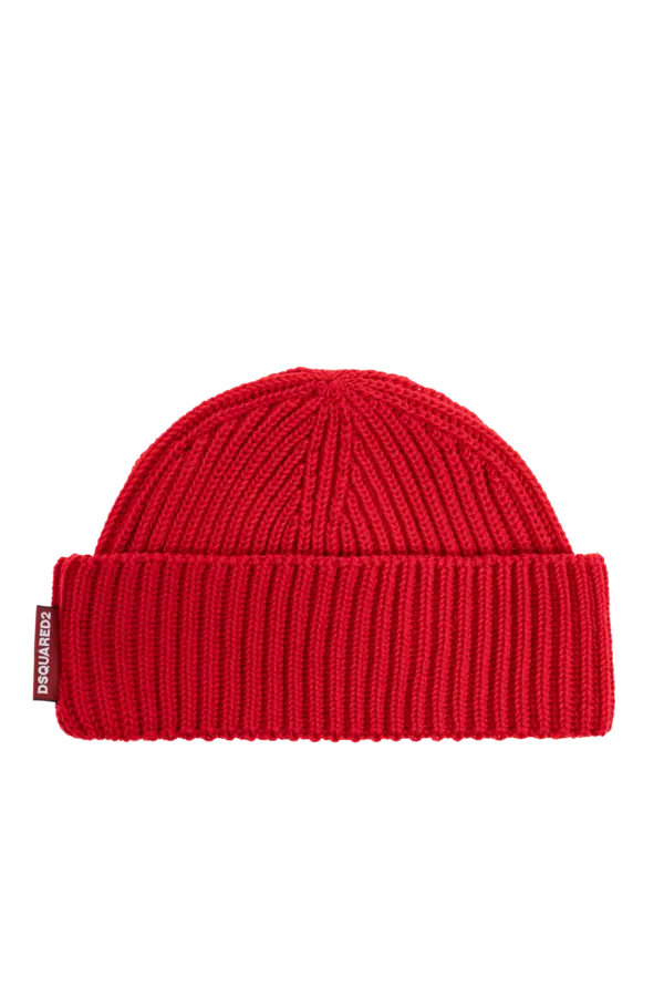 Dsquared2 Hat And Scarf Set - Red