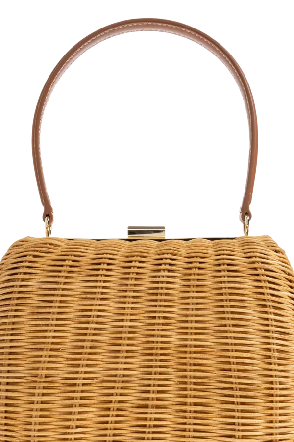 SELF-PORTRAIT Braided Top Handle Bag