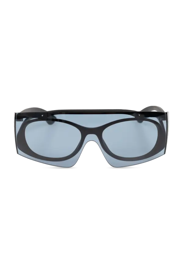 Alexander McQueen Full Rim Sunglasses - Blue